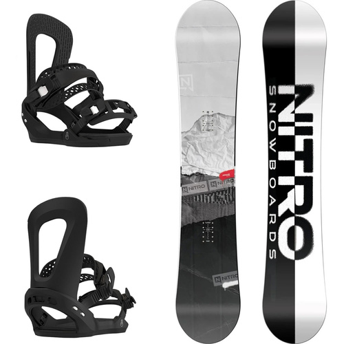 SET 2024: snowboard NITRO Prime RAW + bindings BATALEON E-stroyer | THE ...