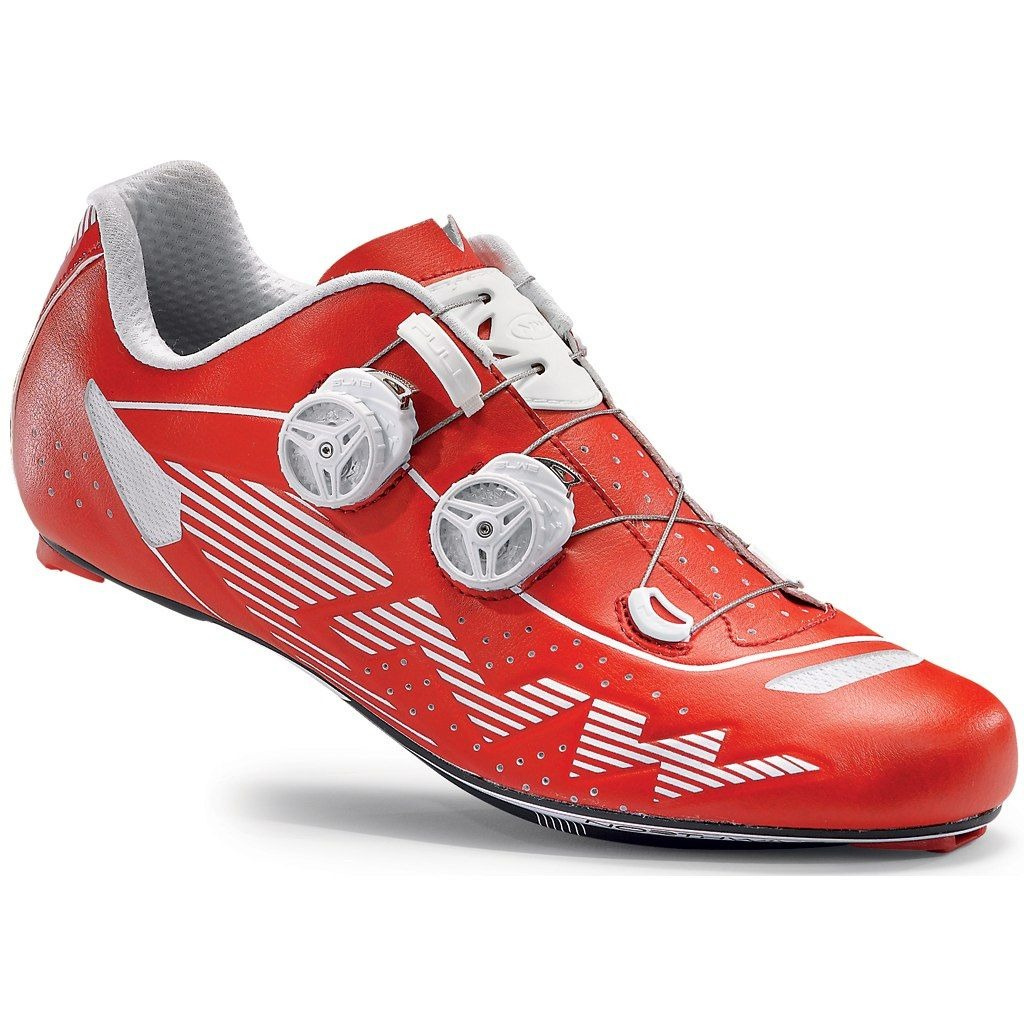 Buty rowerowe szosowe NORTHWAVE Evolution Plus CARBON red / white ...