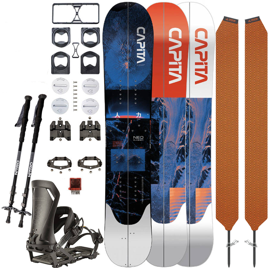 SET 2023: splitboard & skins / CAPITA Neo Slasher & UNION Climbing Skins PRO by MONTANA + NITRO ...