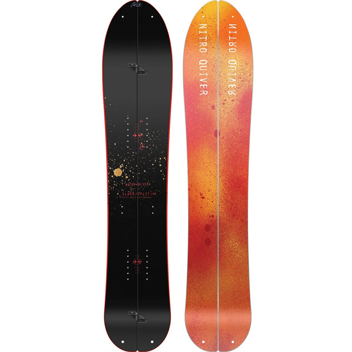 Splitboard 2022: NITRO Slash 156 + Vertical by KOHLA skins ...