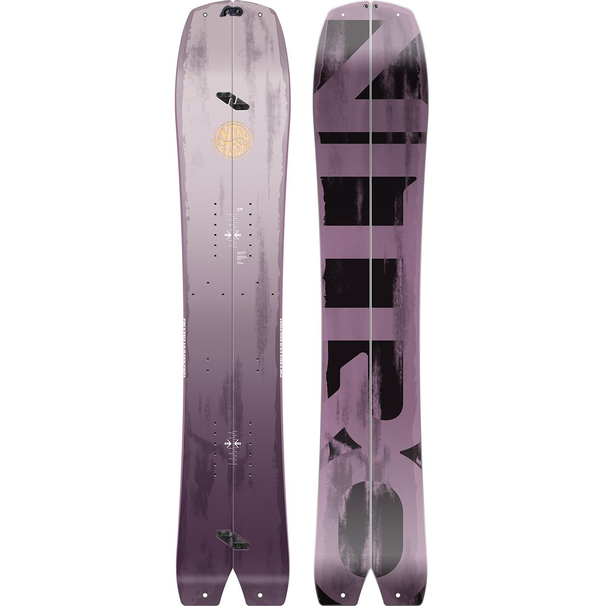 WOMANS SET 2022: splitboard NITRO Squash 148cm + UNION Explorer bindings S + NITRO / KOHLA ...
